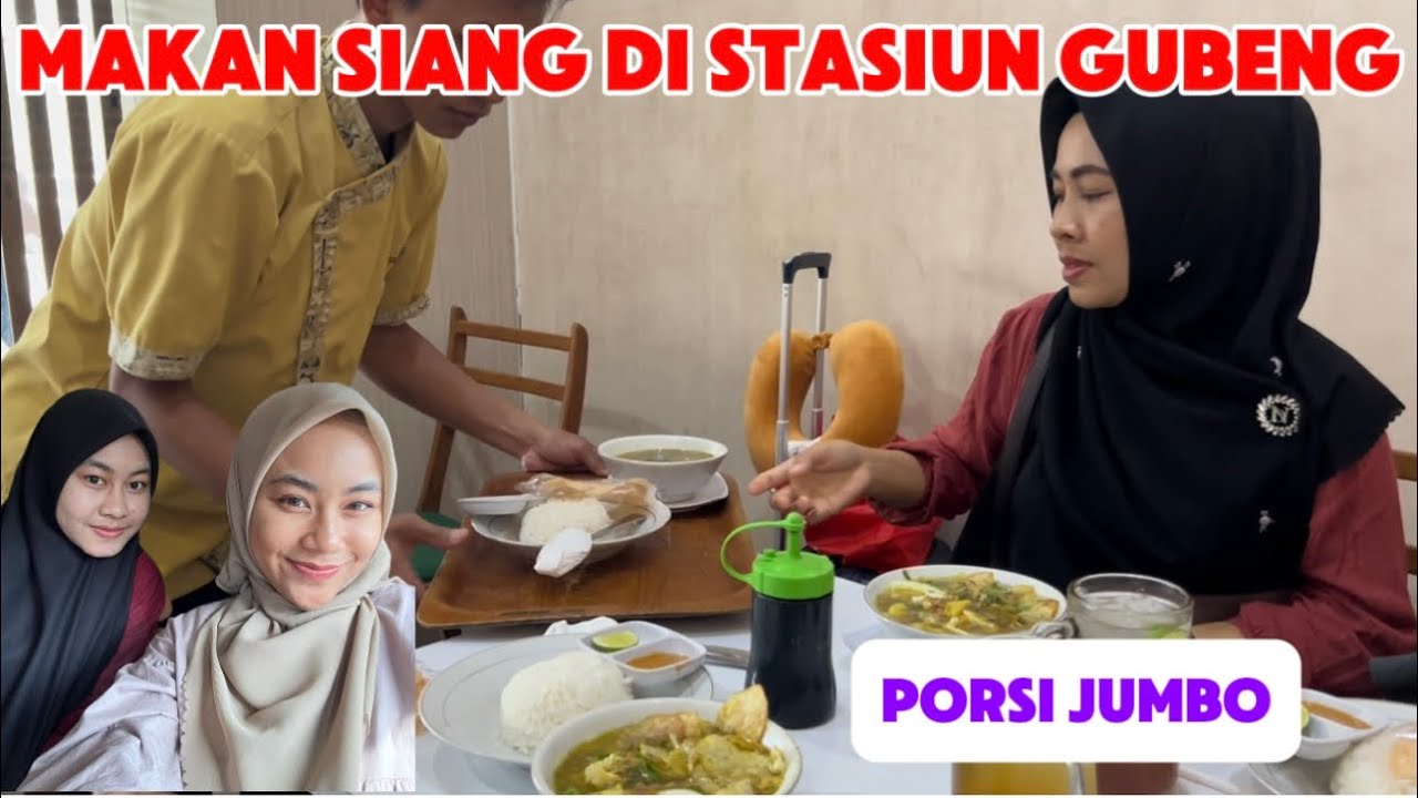 LANJUT MAKAN SIANG DI STASIUN GUBENG || SOTO AYAM MANTAP - YouTube