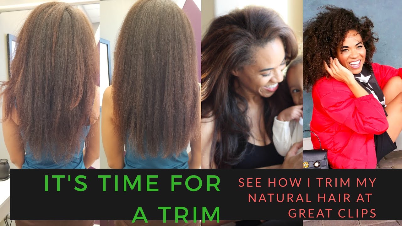 It's time for a trim! Natural Hair Journey | Come with me to my annual ...