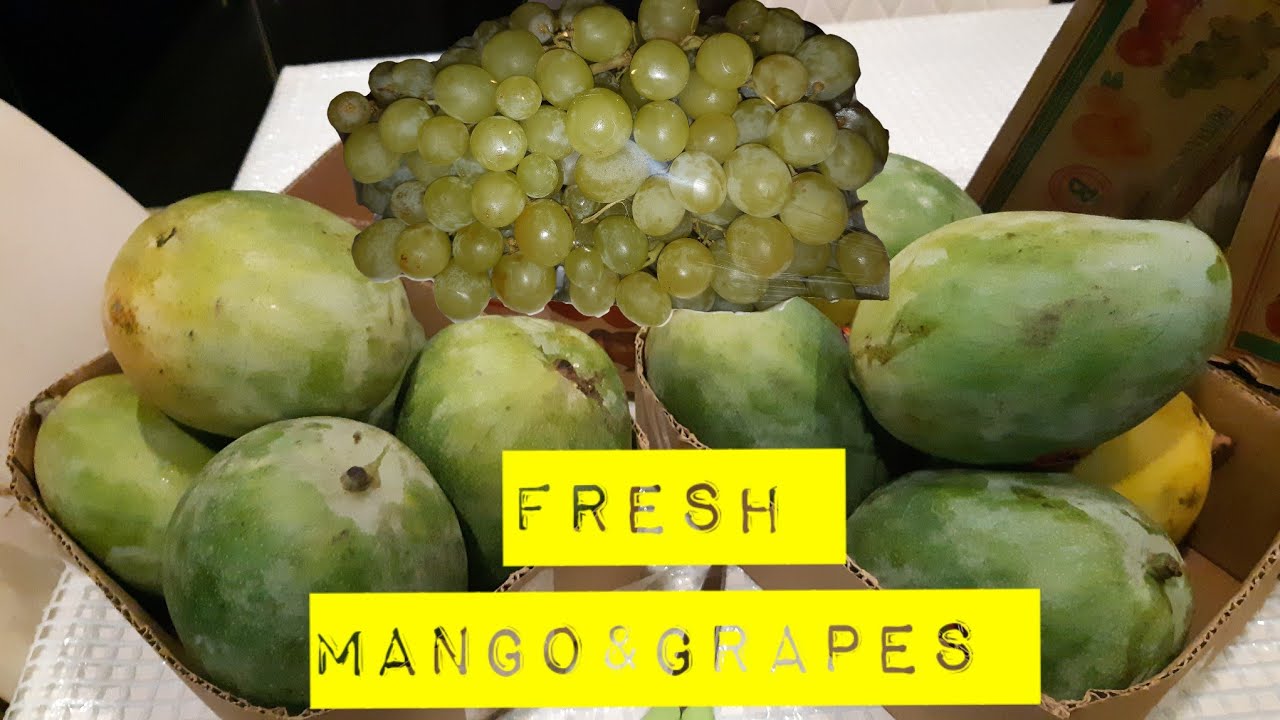 FRESH MANGO&GRAPES FROM TAIF - YouTube
