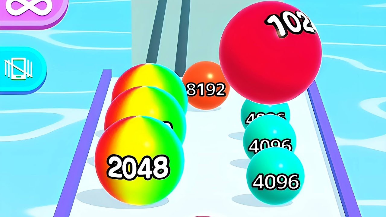 Ball Run 2048 Infinity Mode New Update Gameplay Part 45 - YouTube