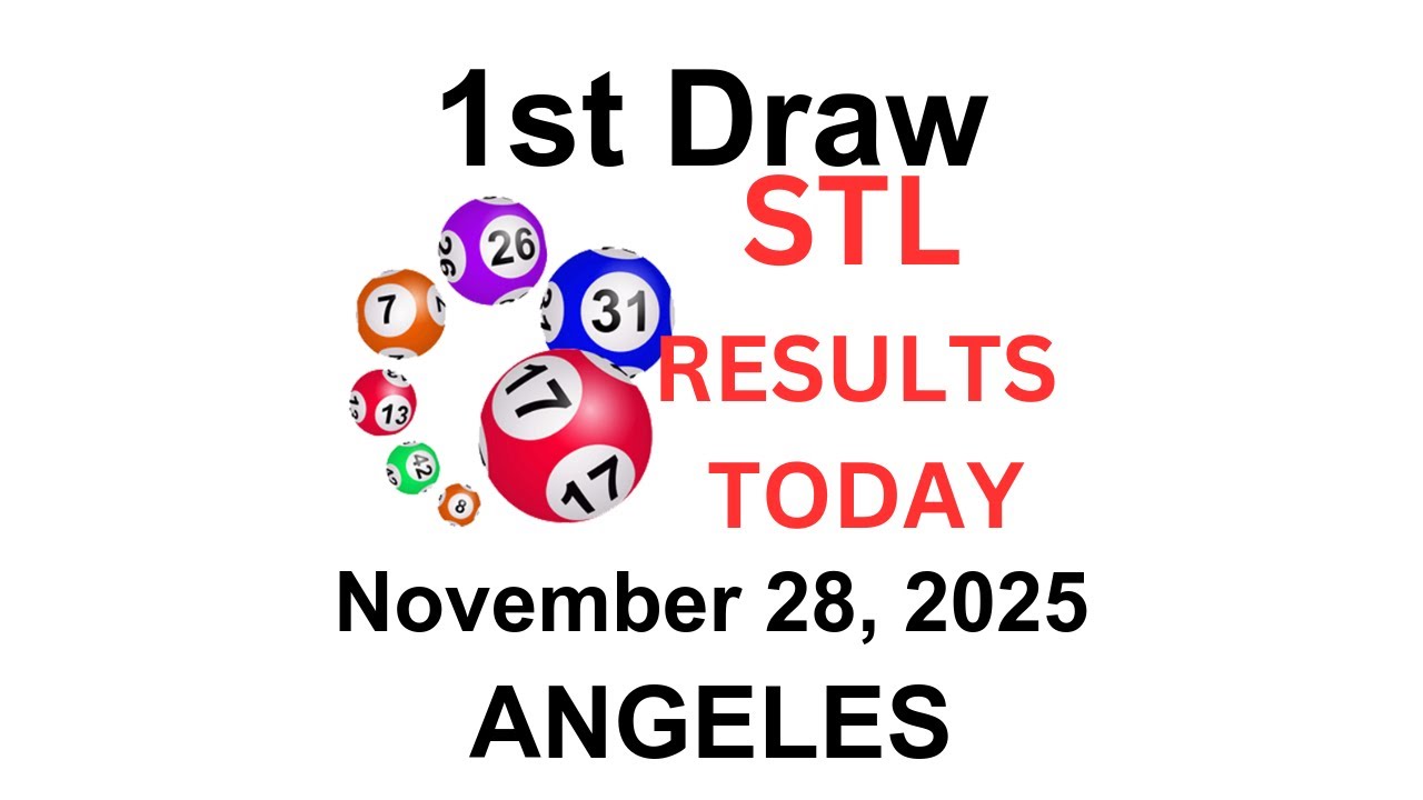STL ANGELES Results Today - 1st Draw November 28, 2025 - YouTube