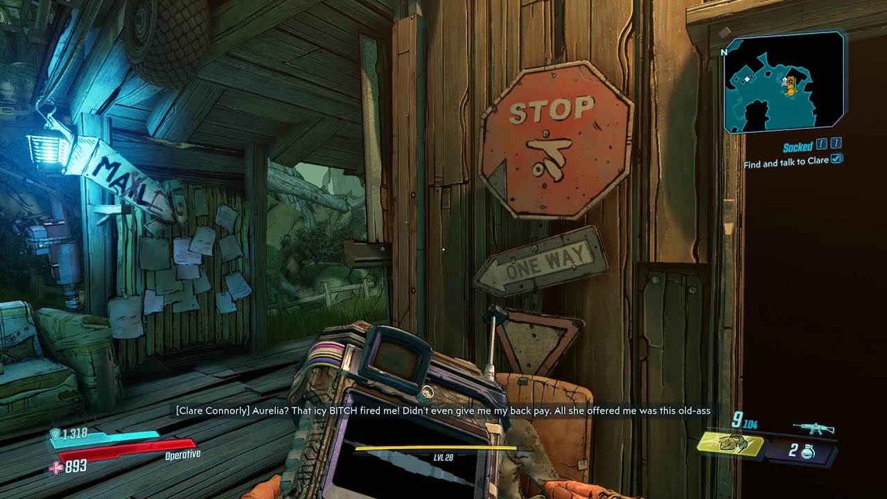 Find and talk to Clare Sacked Borderlands 3 - YouTube