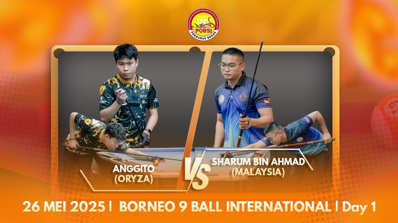 BORNEO NINE BALL INTERNATIONAL OPEN 2025 Alvin Anggito - ORYZA vs ...