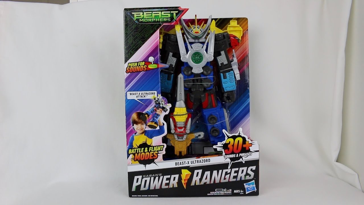 Electronic Beast-X Ultrazord Review [Power Rangers Beast Morphers ...