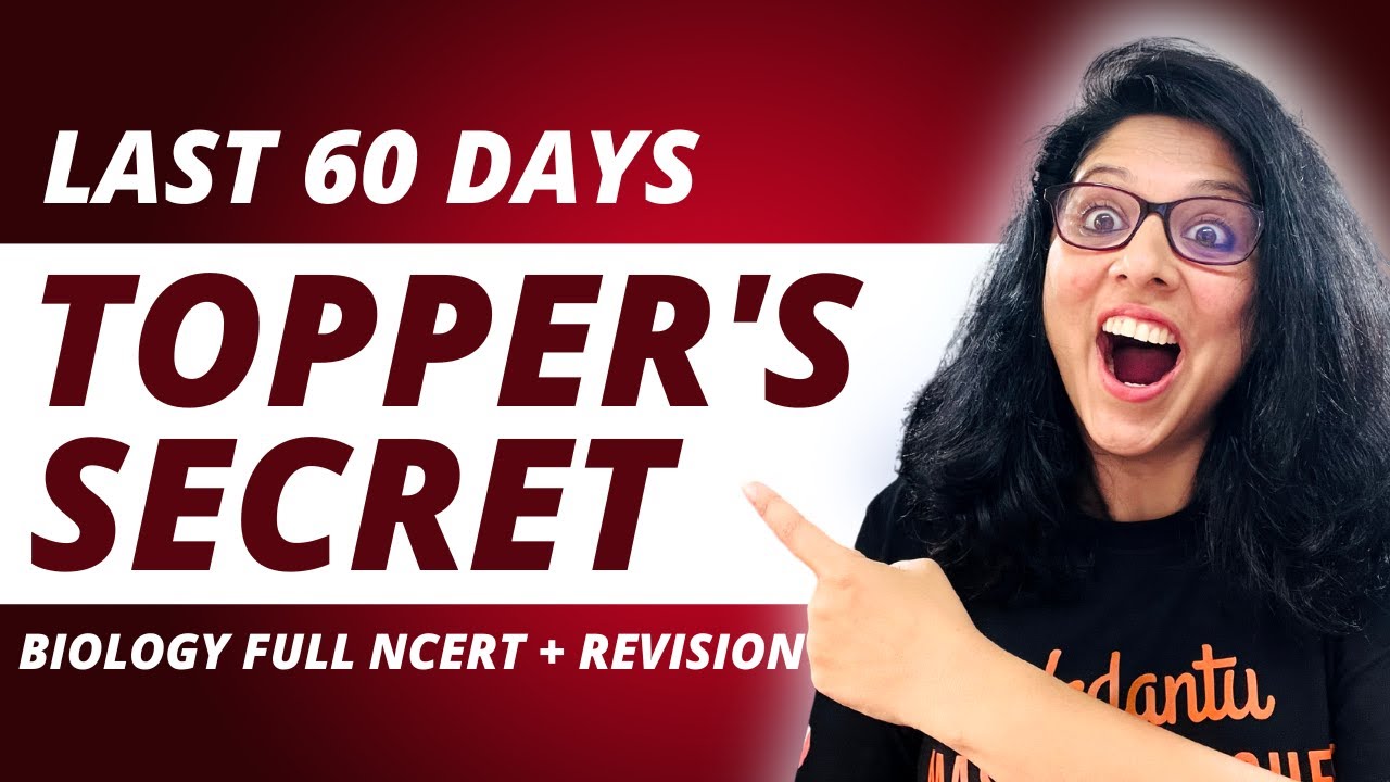 Topper Strategy For BIOLOGY In 60 days! NEET 2023 - YouTube