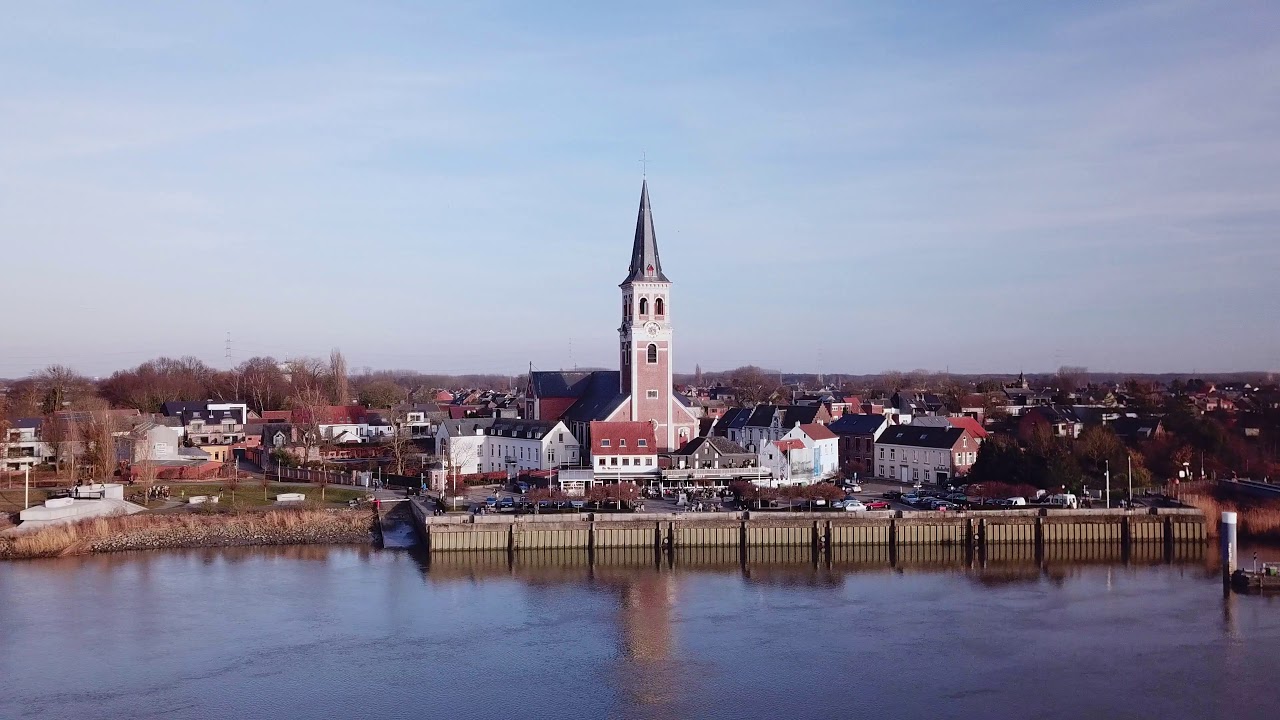 Sint-Amands, Belgium by drone (4K) - YouTube