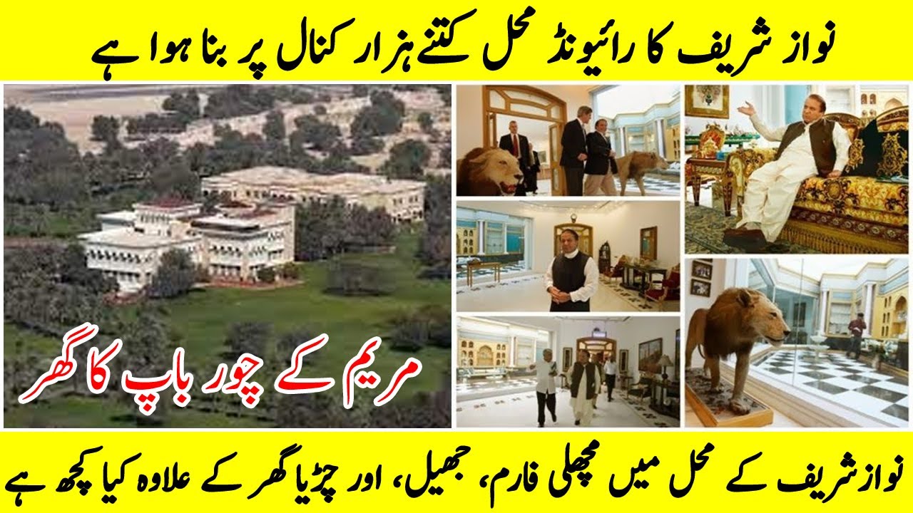 Raiwind Palace - Nawaz Sharif & Shahbaz Sharif House | Maryam Nawaz ...