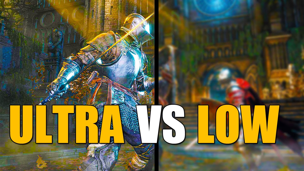 Dark Souls 3 ULTRA Vs. LOW Settings 1080p Gameplay - YouTube