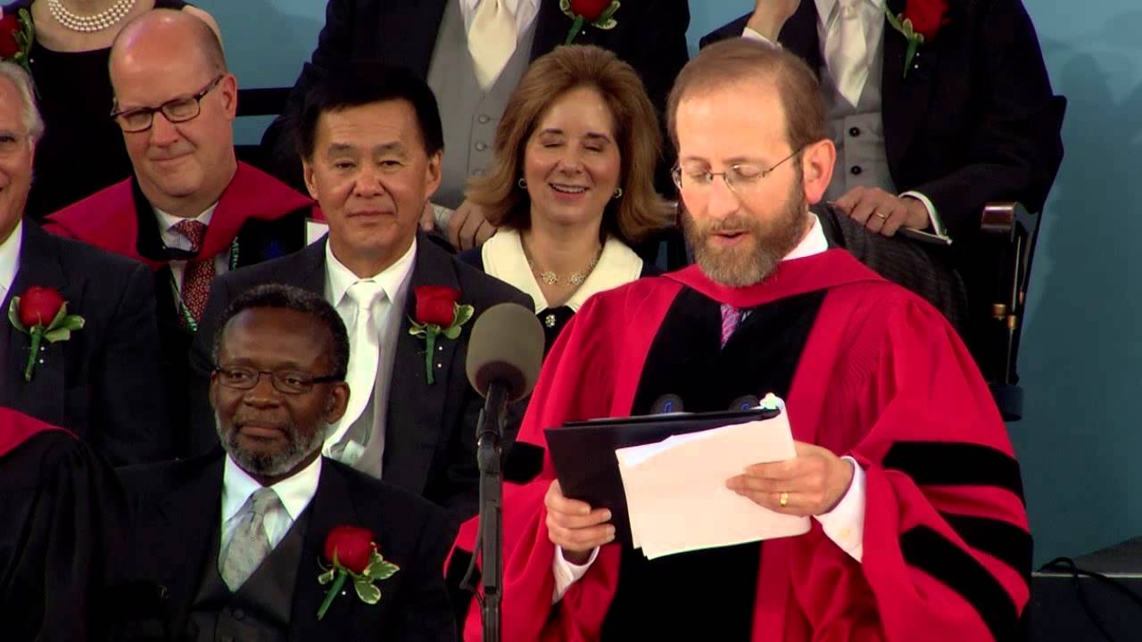 Conferring of Honorary Degrees | Harvard Commencement 2015 - YouTube