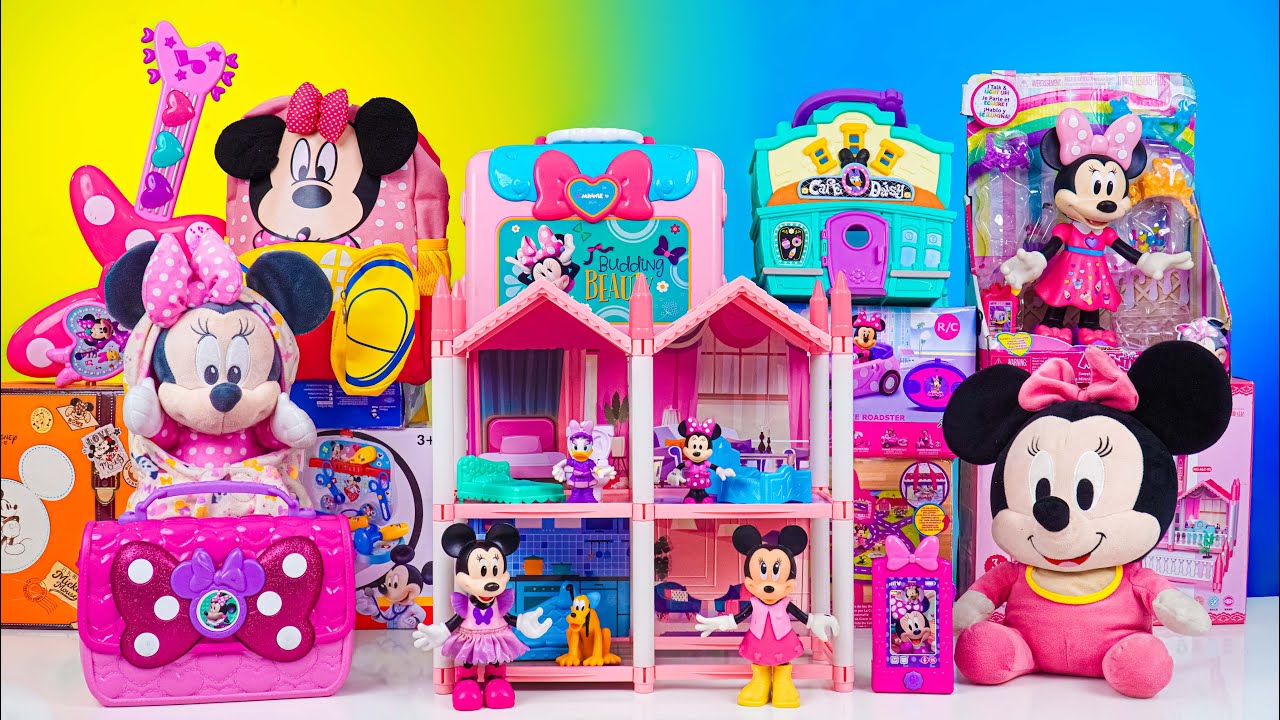 Satisfying with Unboxing Disney Minnie Mouse House Playset, Toys ...