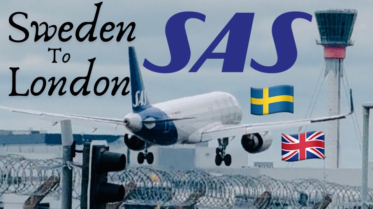 SAS Airbus A320-200 Landing to London from Stockholm Sweden 🇸🇪 - YouTube