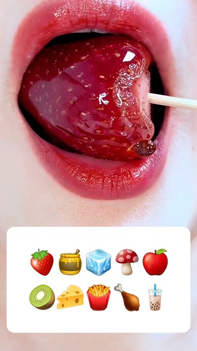 이모티콘으로 식사하기 絵文字を使って食べる - YouTube