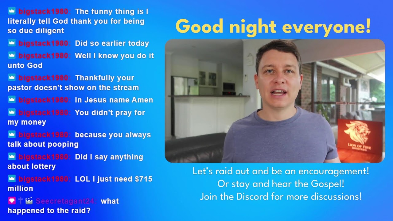 ️ Bible Reading with Mister B | !discord !gospel - YouTube