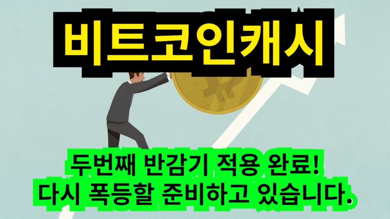 비트코인캐시전망비트코인캐시분석비트코인캐시정보 비트코인 캐시 두번째 반감기 적용 완료 다시 폭등할 준비하고 있습니다