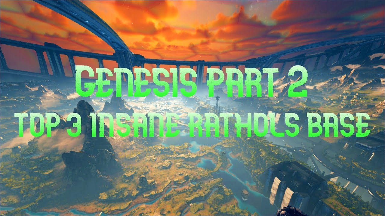 ARK GENESIS PART 2|Top 3 Hidden Genesis Part 2 Rat Holes & Base Locations|ARK: Survival Evolved ...