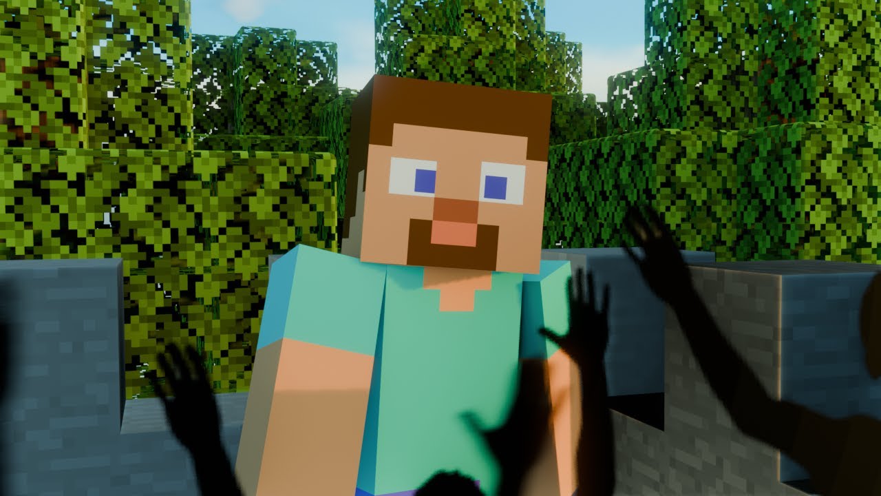 I AM STEVE But animated [Minecraft/Blender] - YouTube