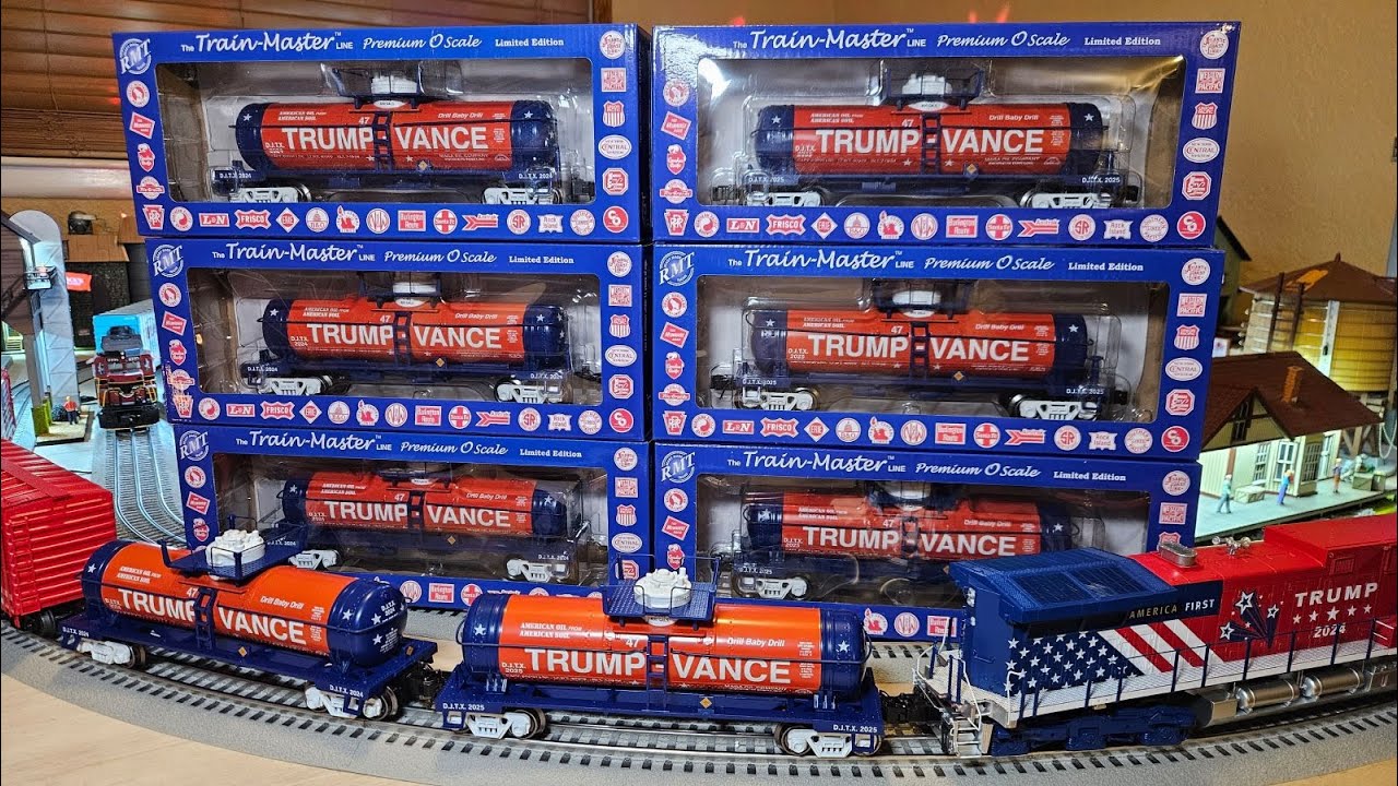 Trump Vance - RMT 8000 Gallon O Gauge Tank Car - Patrick's Trains ...