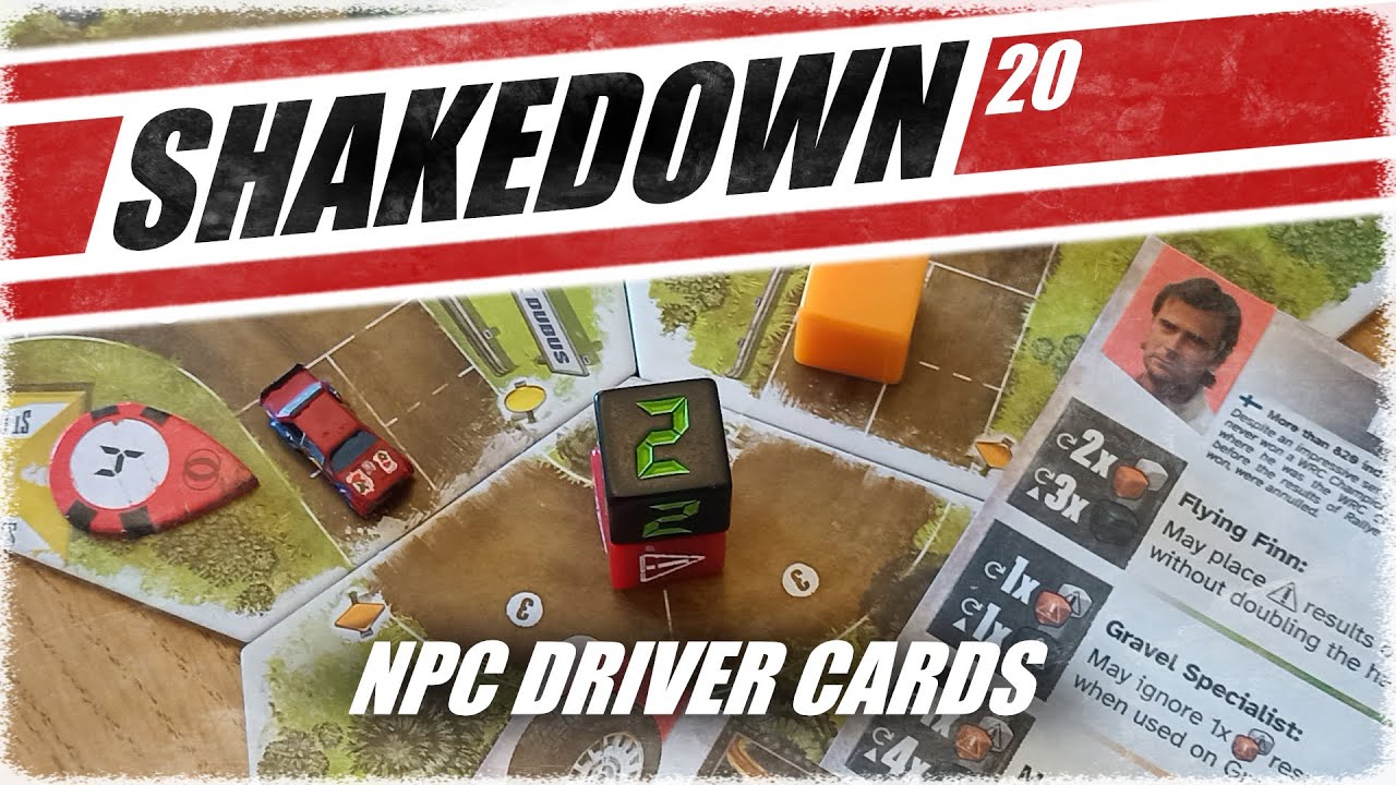 Rallyman SHAKEDOWN: 20 - NPC Driver Cards - YouTube