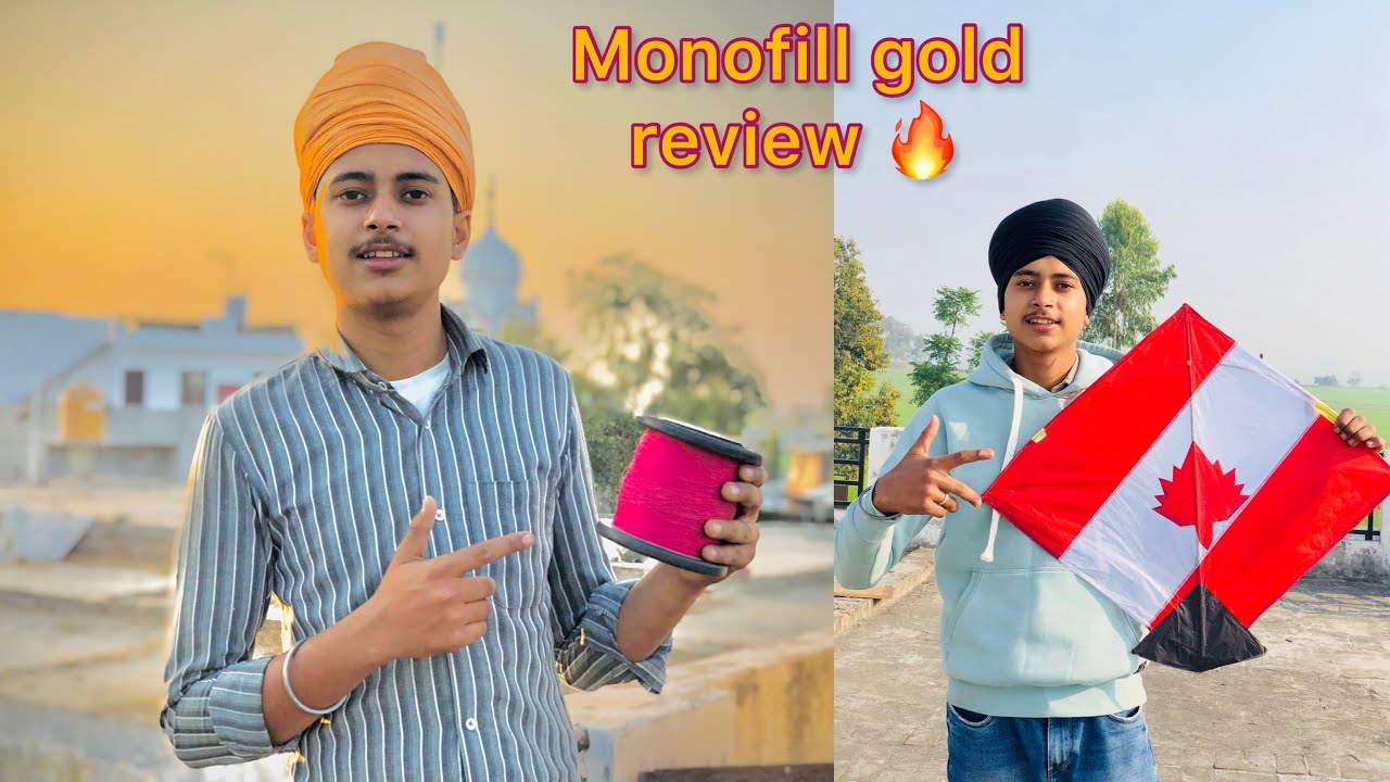 Mono fill gold 🔥 review || flying big kites 🪁 desi patangbazzi - YouTube