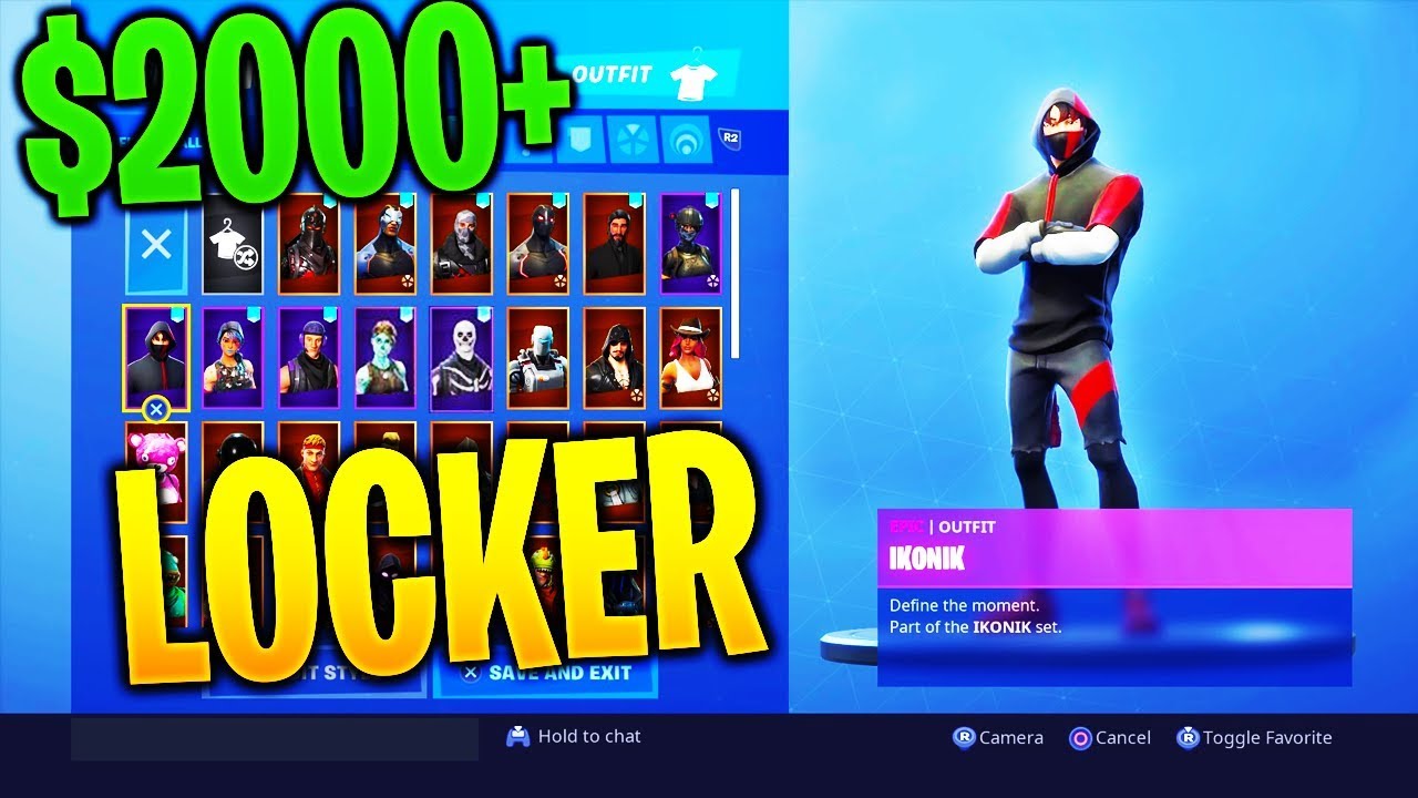 MY $2000+ FORTNITE LOCKER! | INSANELY STACKED FORTNITE LOCKER! | MOST ...
