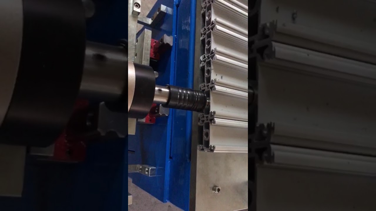horizontal tapping machine - YouTube