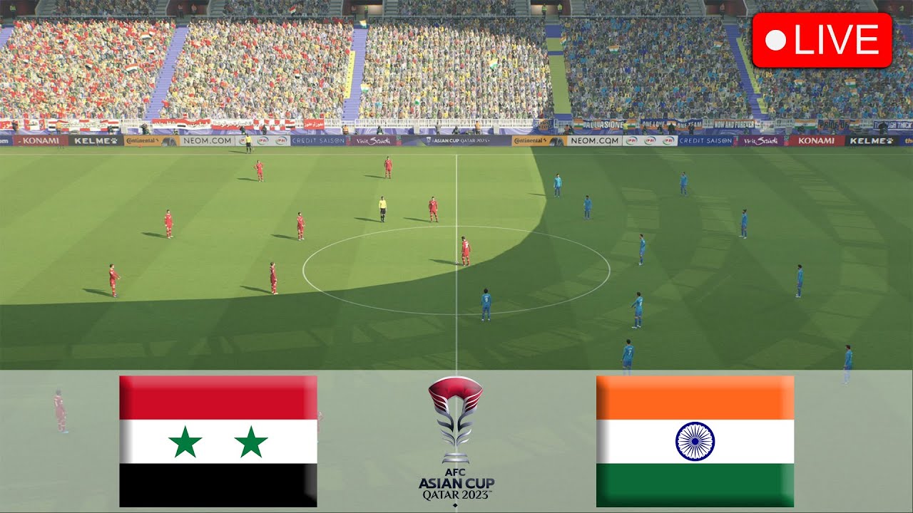 🔴Syria vs India LIVE🔴2023 AFC Asian Cup🔴Live Match Today! - YouTube