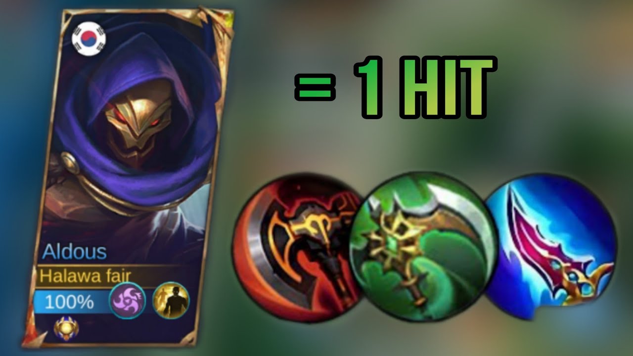 NEW BUILD ALDOUS ONE SHOT WTF DAMAGE!! #mlbb #mobilelegends ...