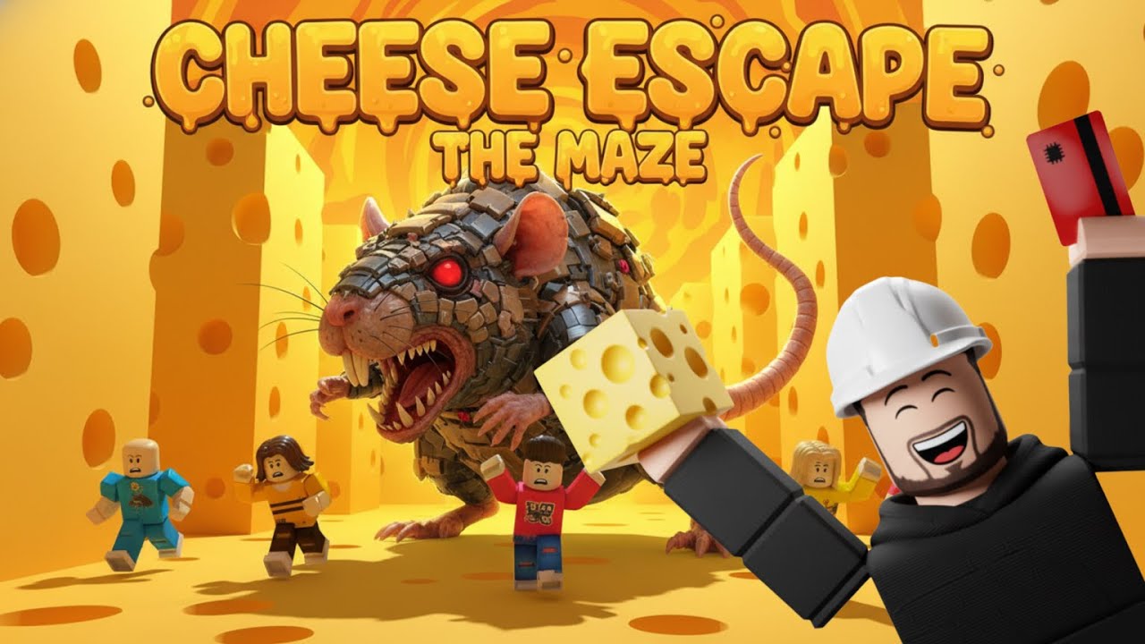 🧀 WHAT HAPPENS IF YOU COLLECT ALL THE CHEESE Escape THE MAZE OBBY Error ...