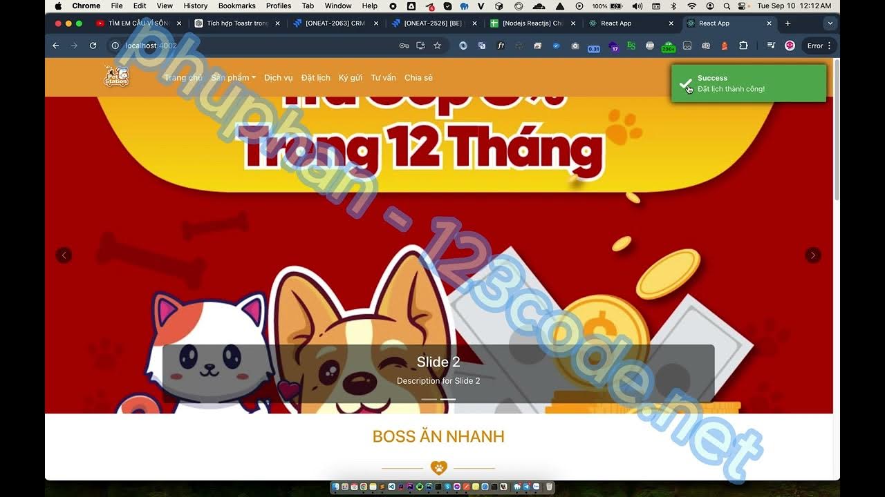 [Đồ án 2024] P3 Nodejs express reactjs mongoDB - Pet manage - 123code.net - YouTube