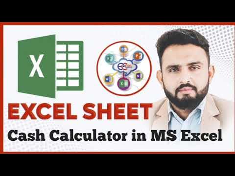 How to Create a Cash Calculator in Microsoft Excel | Cash Denomination Calculator in Excel - YouTube