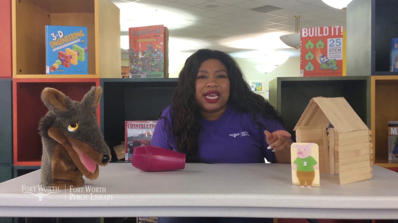 The Three Little Pigs - STEM Challenge | Fort Worth Public Library ...