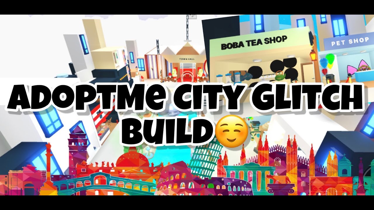 I TOURED A FANS *CITY GLITCH BUILD* IN ADOPTME ON ROBLOX🏠 - YouTube