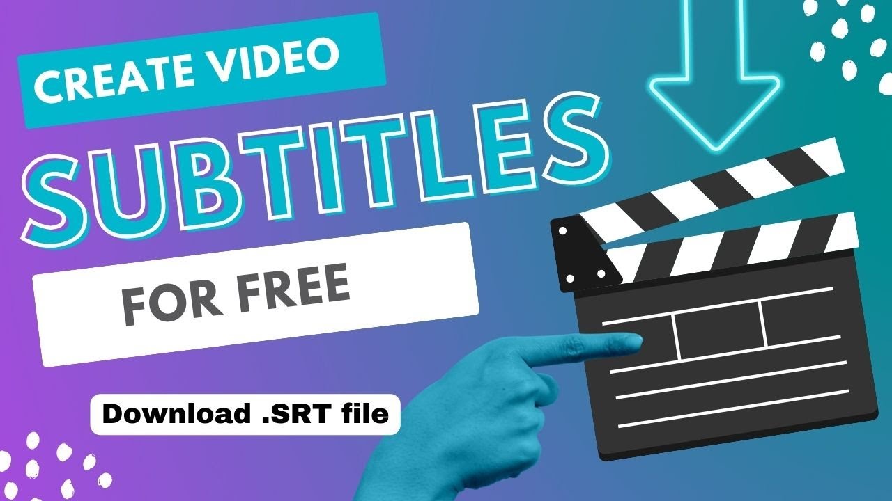😍 CREATE VIDEO SUBTITLES FOR FREE | DOWNLOAD .SRT FILE 😍 - YouTube