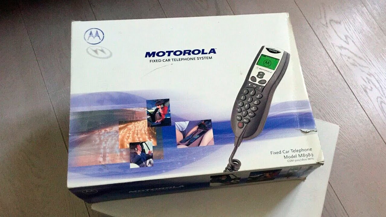 Motorola M8989 - the last REAL car phone made by Motorola - YouTube
