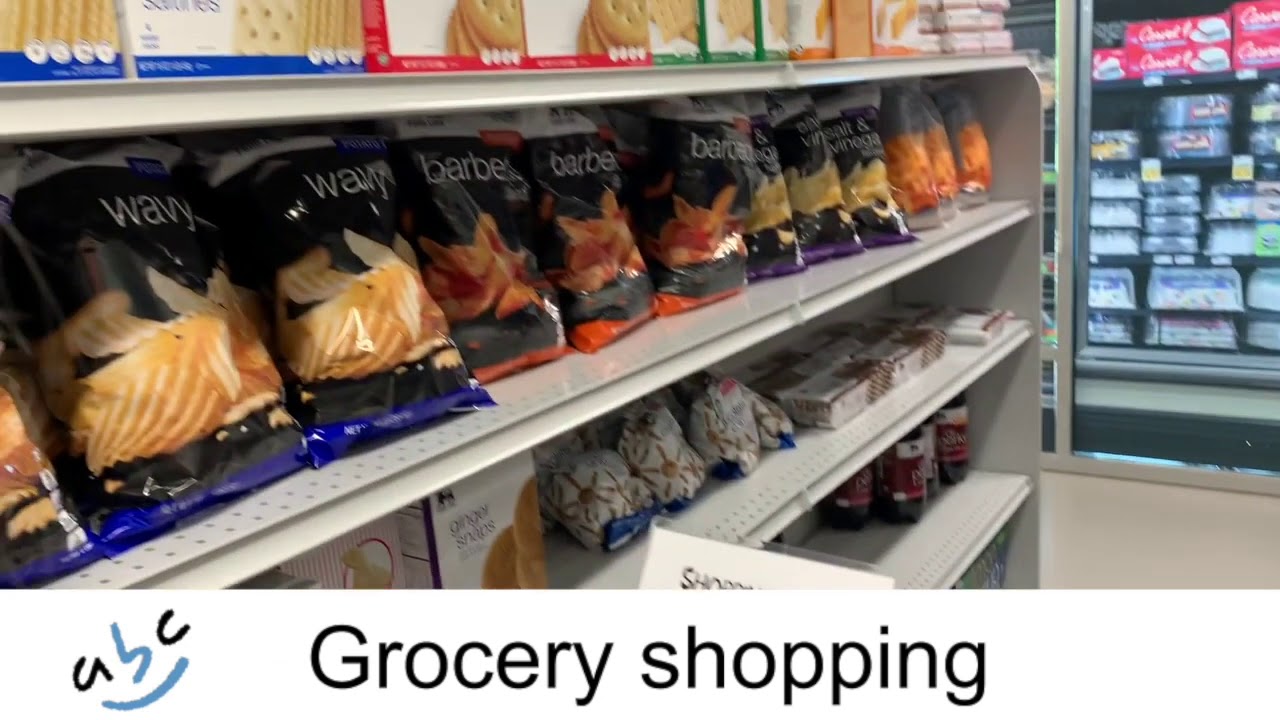 Grocery shopping- Video Model - YouTube