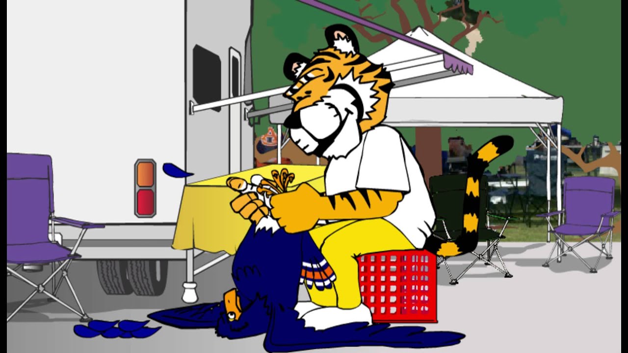 LSU vs Auburn 2014 Animation from TigerToons - YouTube