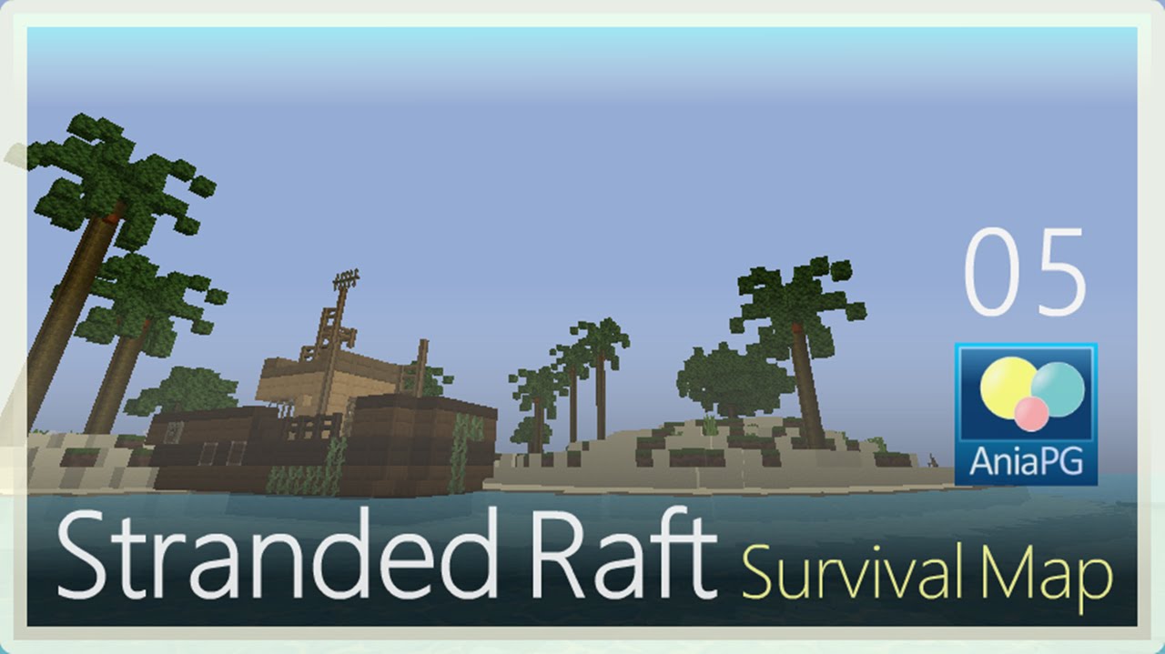 Stranded Raft Survival #05 - Minecraft z DyZiem - YouTube