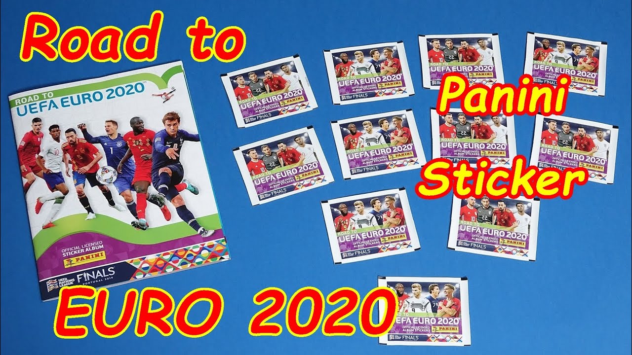 Panini Sticker Road to UEFA Cup Euro 2020 new cromos Lucky Bag ...