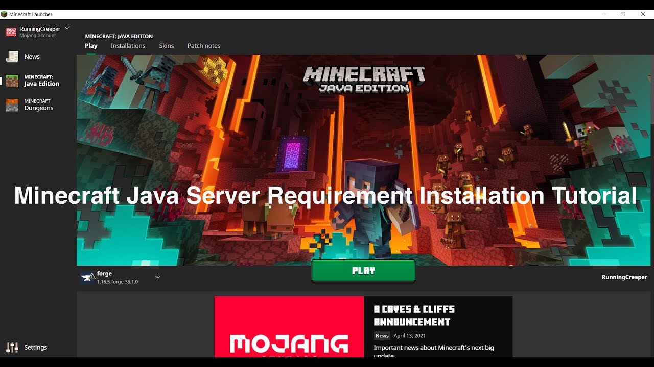 [Updated] MOR Minecraft Server Installation - YouTube