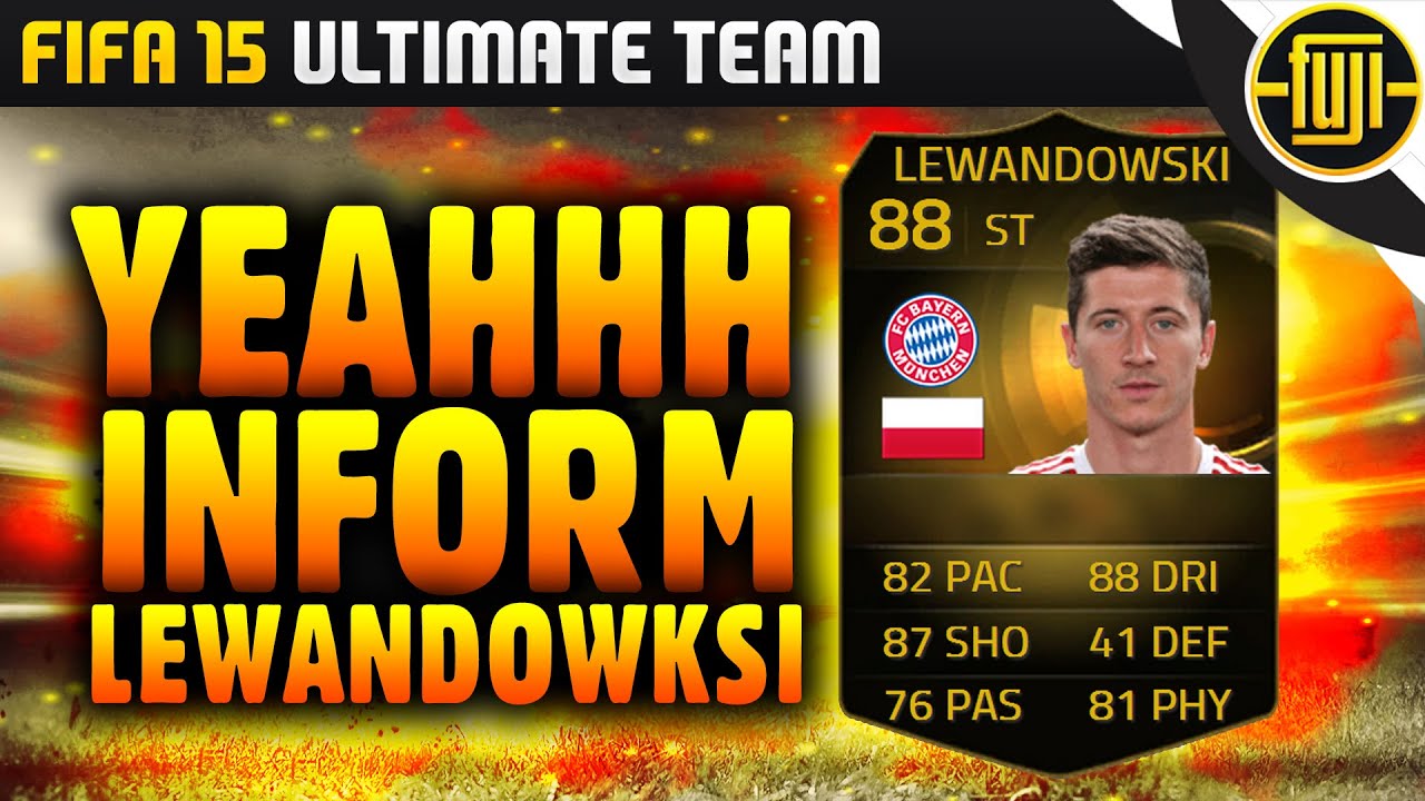 FIFA 15 - INFORM LEWANDOWSKI!!! - FIFA 15 ULTIMATE TEAM - YouTube