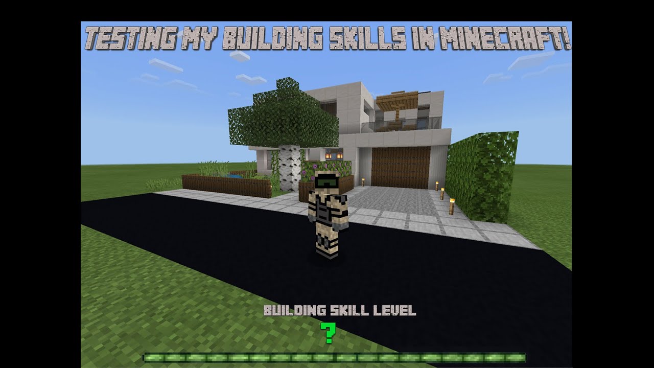 Testing my minecraft building skills - YouTube