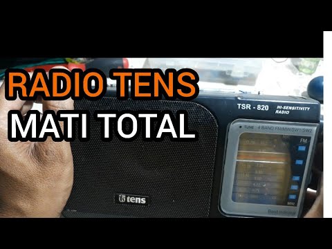 RADIO TENS TSR-820 MATI TOTAL,BEGINI SOLUSINYA - YouTube