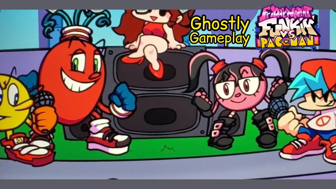 FNF Ghostly Gameplay - Friday night funkin Vs Pac-Man V2 - YouTube