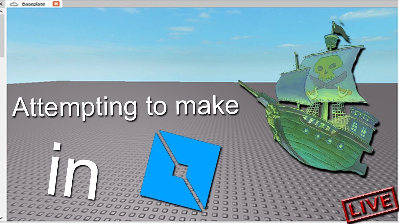 🔴LIVE🔴Attempting to make The Flying Dutchman in Roblox - YouTube