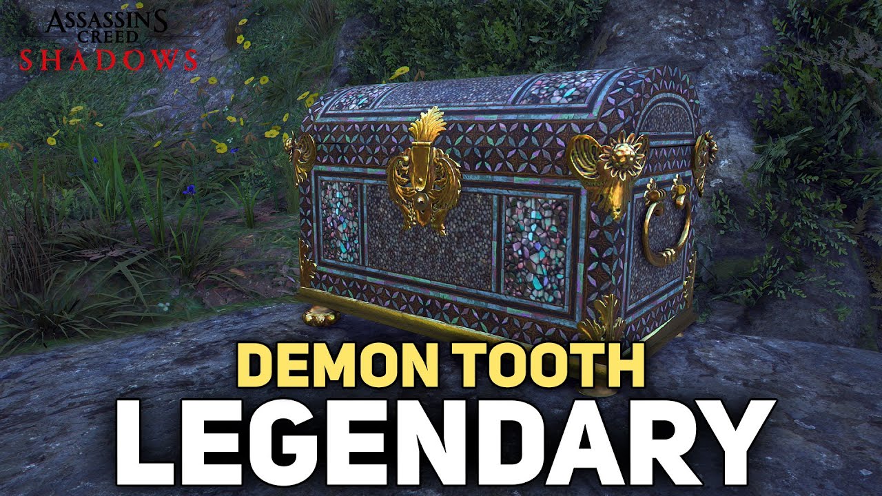 Demon Tooth - Legendary Chest Location - Assassins Creed Shadows - YouTube