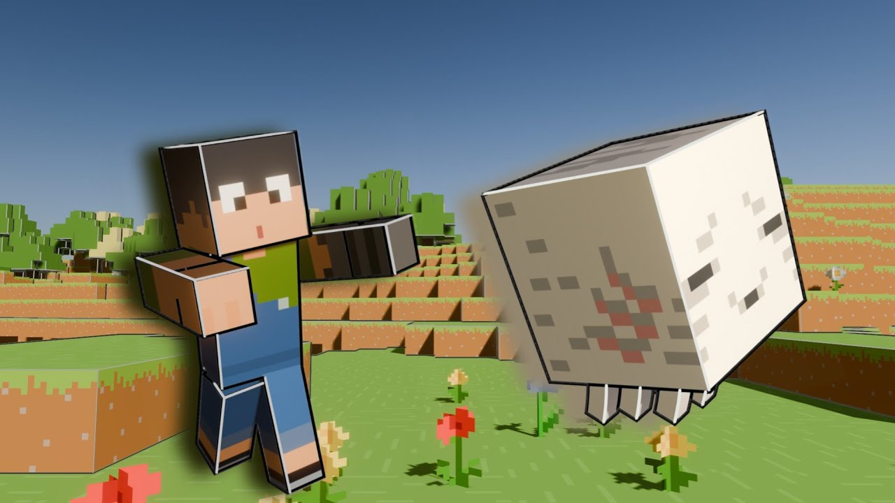 Ghastling Pet | Minecraft Animation - YouTube