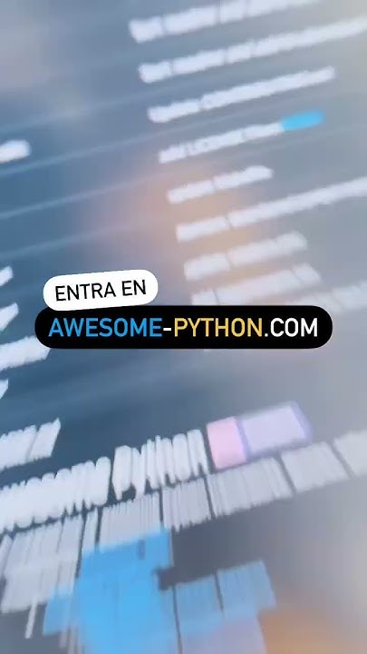 700 LIBRERÍAS para Python - YouTube