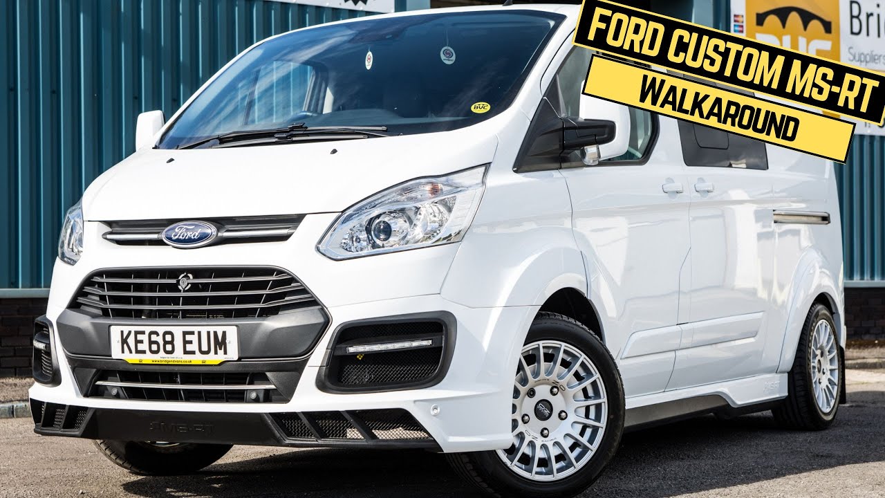 Ford Transit Custom MS-RT D/Cab Detailed Walkaround Walk & Talk - YouTube
