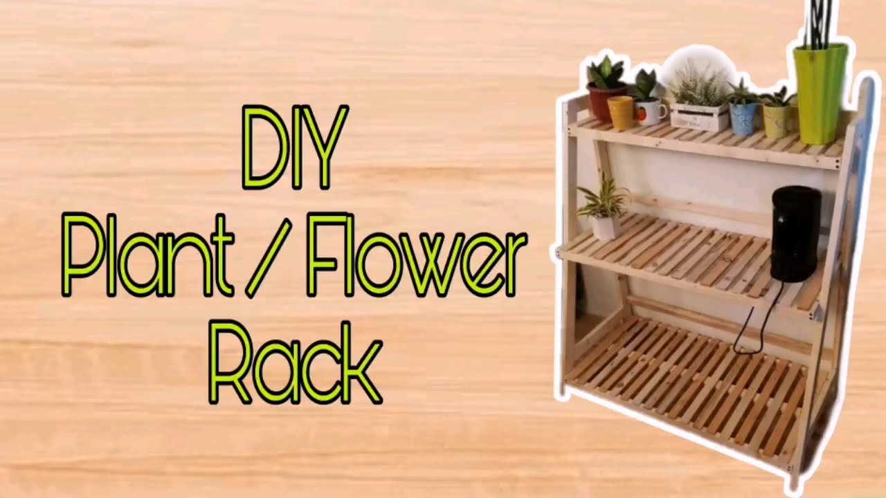 DIY Plant Rack - YouTube