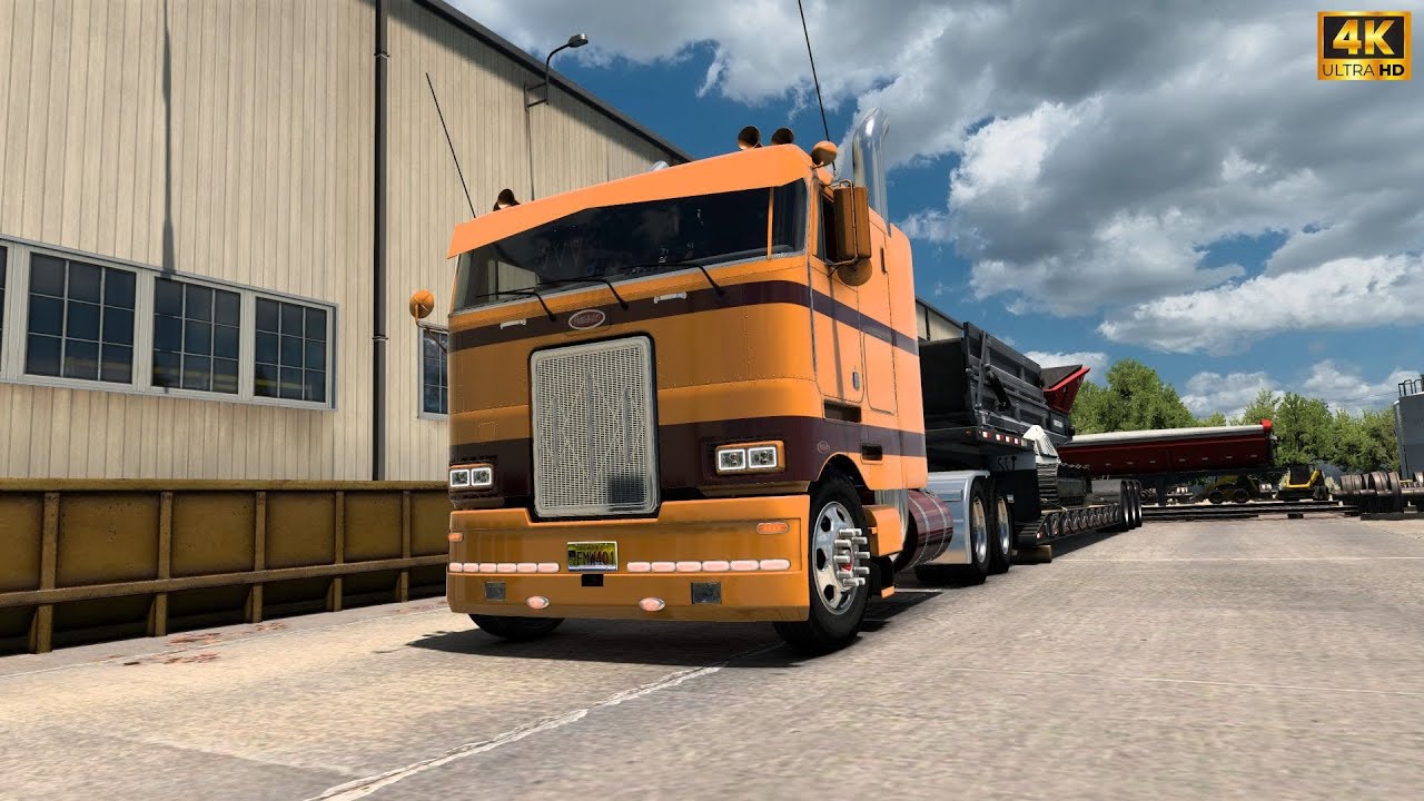 ATS | Realistic Truck | Pete 362 Cabover & Sound mod | Cummins NT855 ...